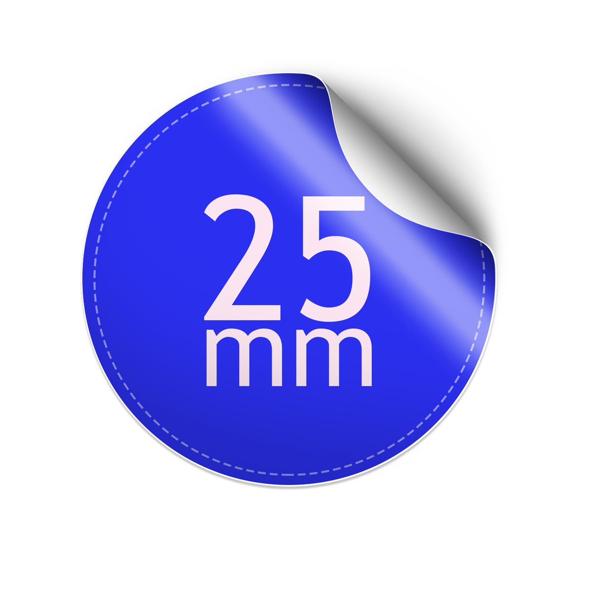 25mm Circular Labels and Stickers on A4 Sheet — Print Stuff