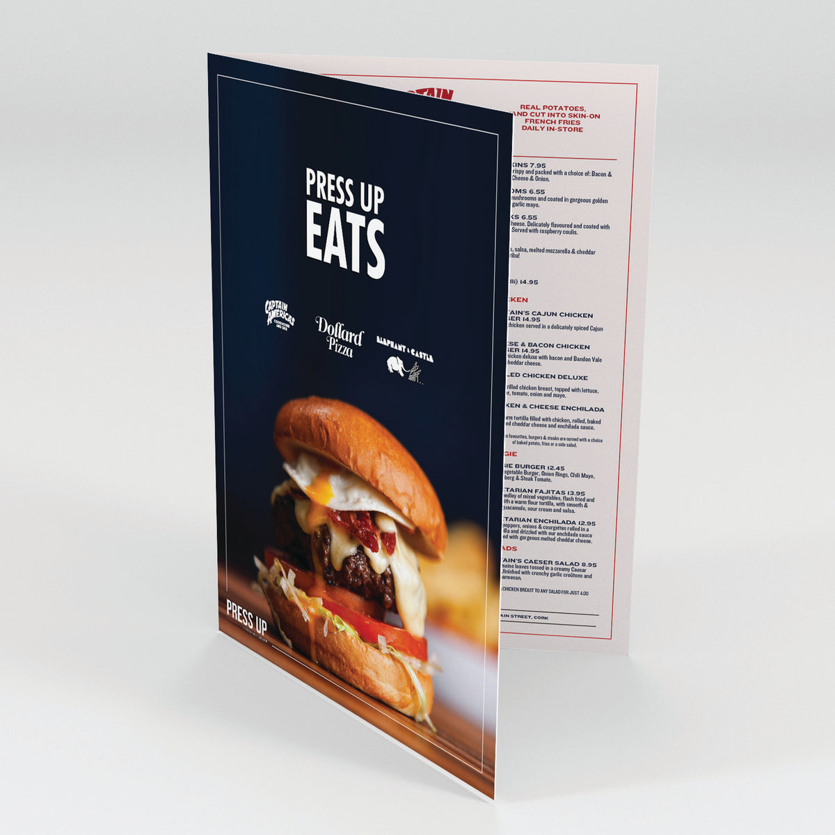 A3 Menus Matt Laminated — Print Stuff